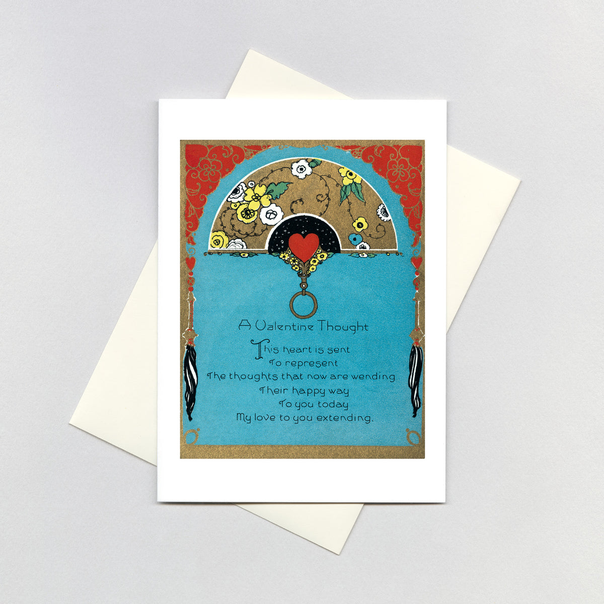 A Valentine Thought - Valentine's Day Greeting Card – Laughing Elephant