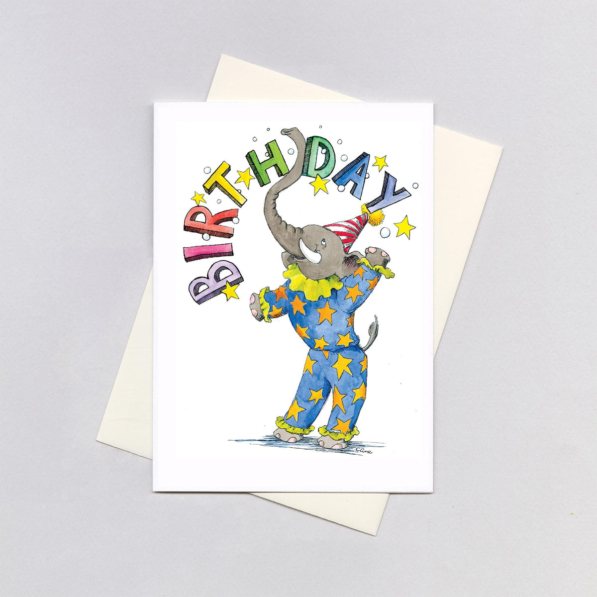 Birthday Elephant - Birthday Greeting Card – Laughing Elephant