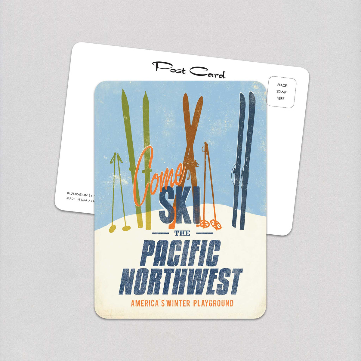 Ski Northwest - Great Outdoors Postcard Set – Laughing Elephant
