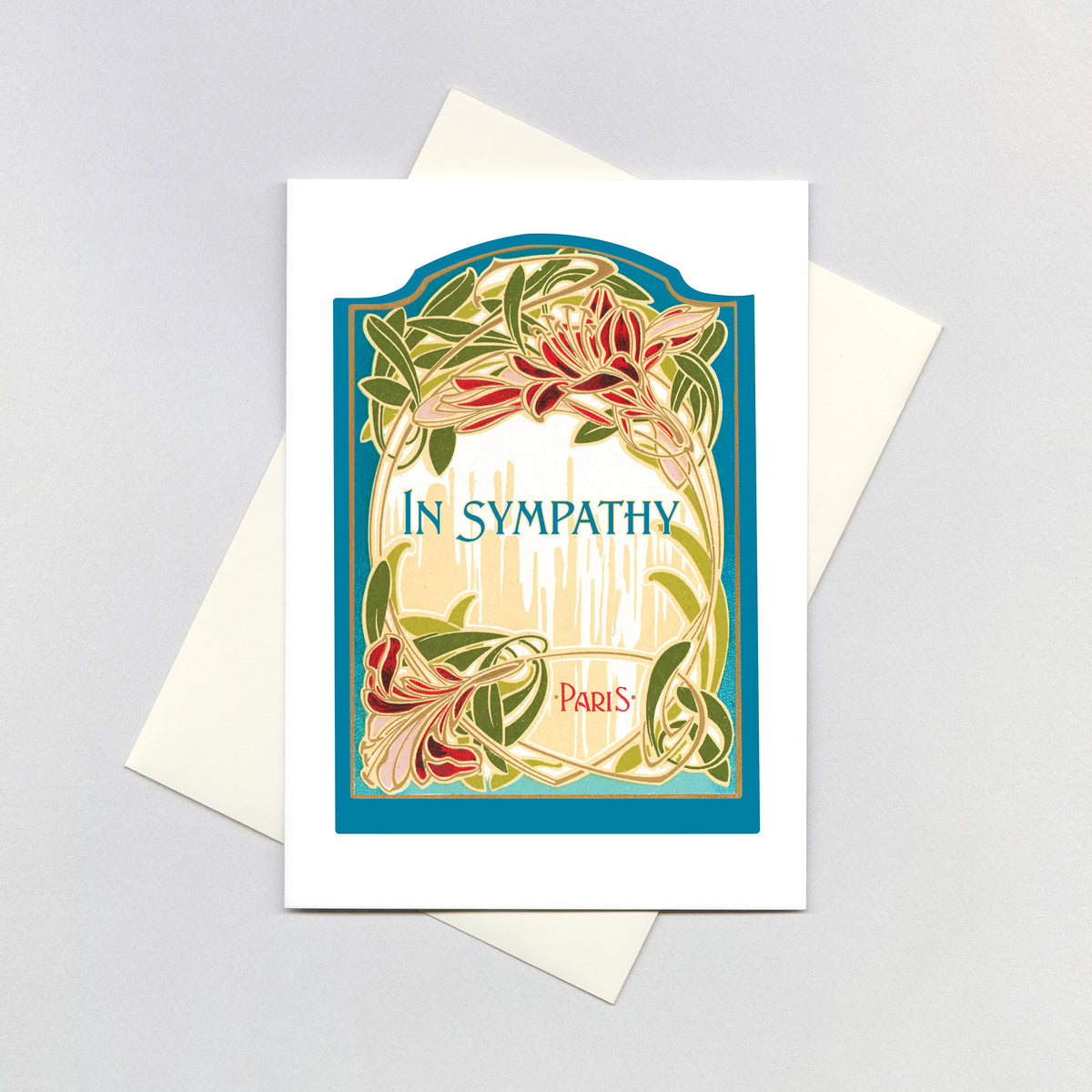 Art Deco Sympathy - Sympathy Greeting Card – Laughing Elephant