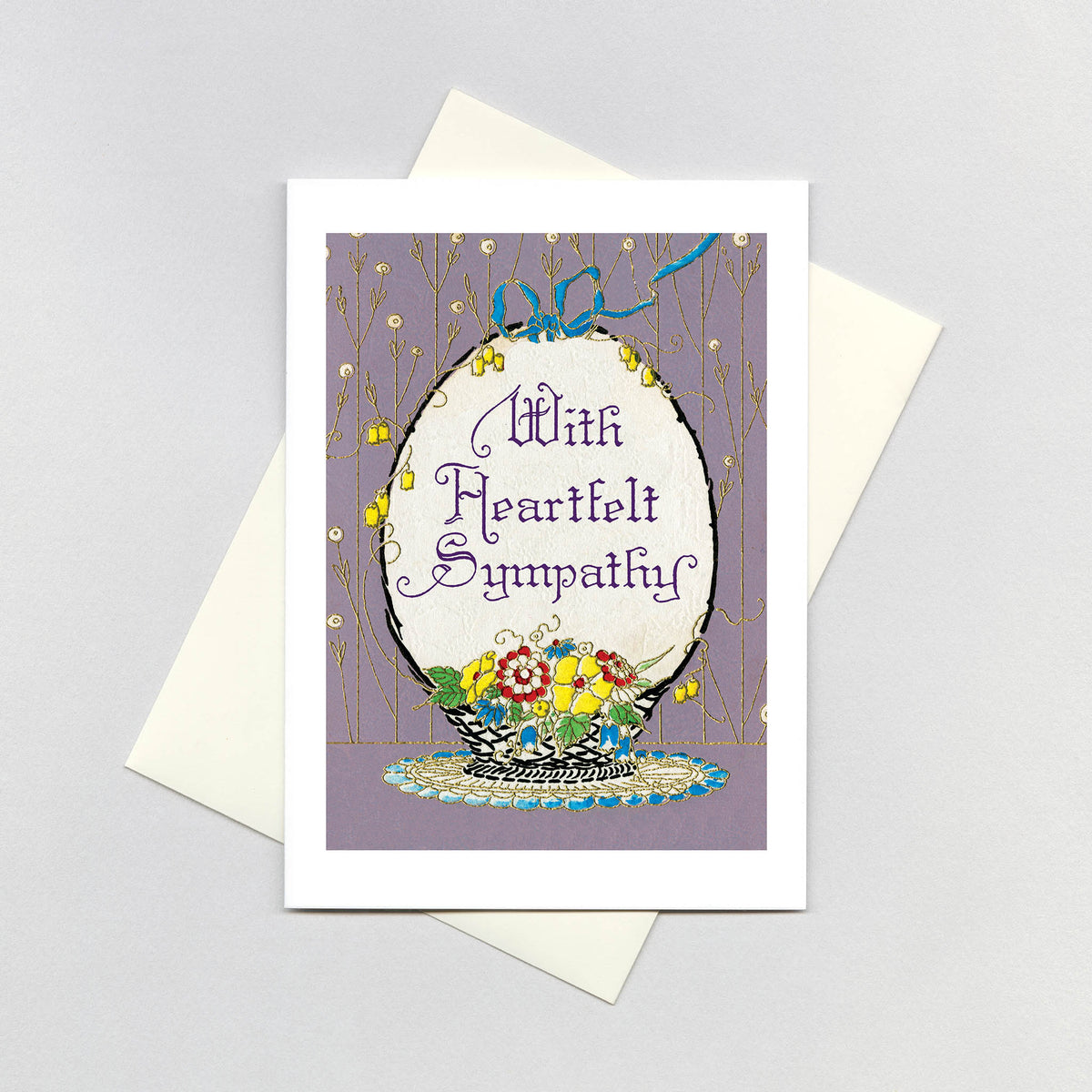 With Heartfelt Sympathy - Sympathy Greeting Card – Laughing Elephant