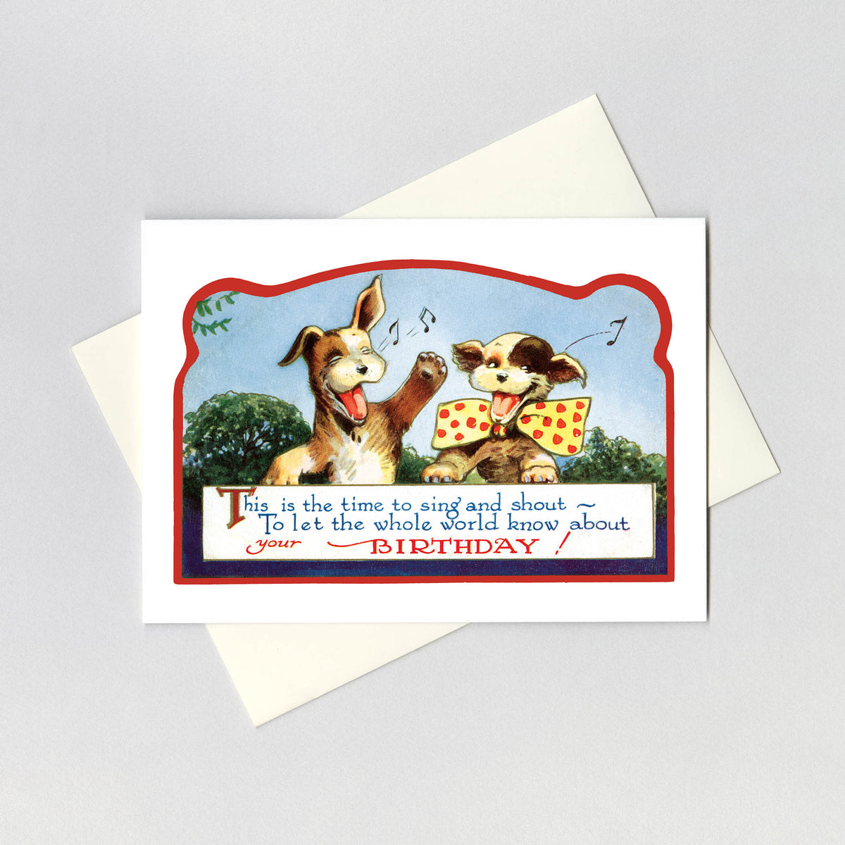 Singing Dogs - Birthday Greeting Card – Laughing Elephant