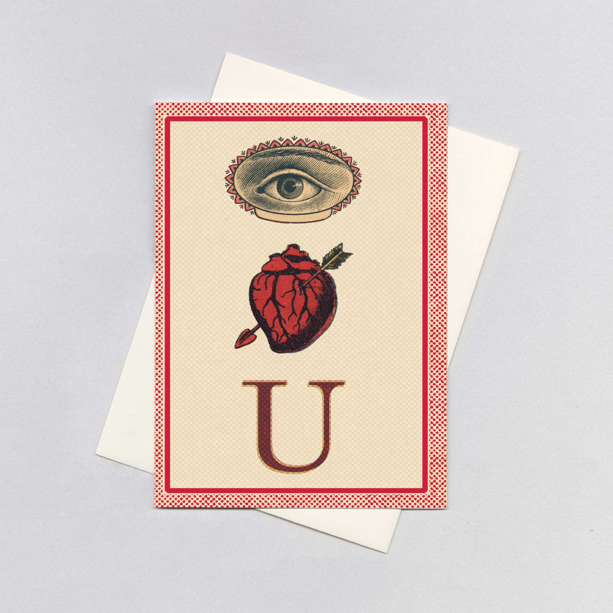 Eye Heart U - Thinking of You Greeting Card – Laughing Elephant