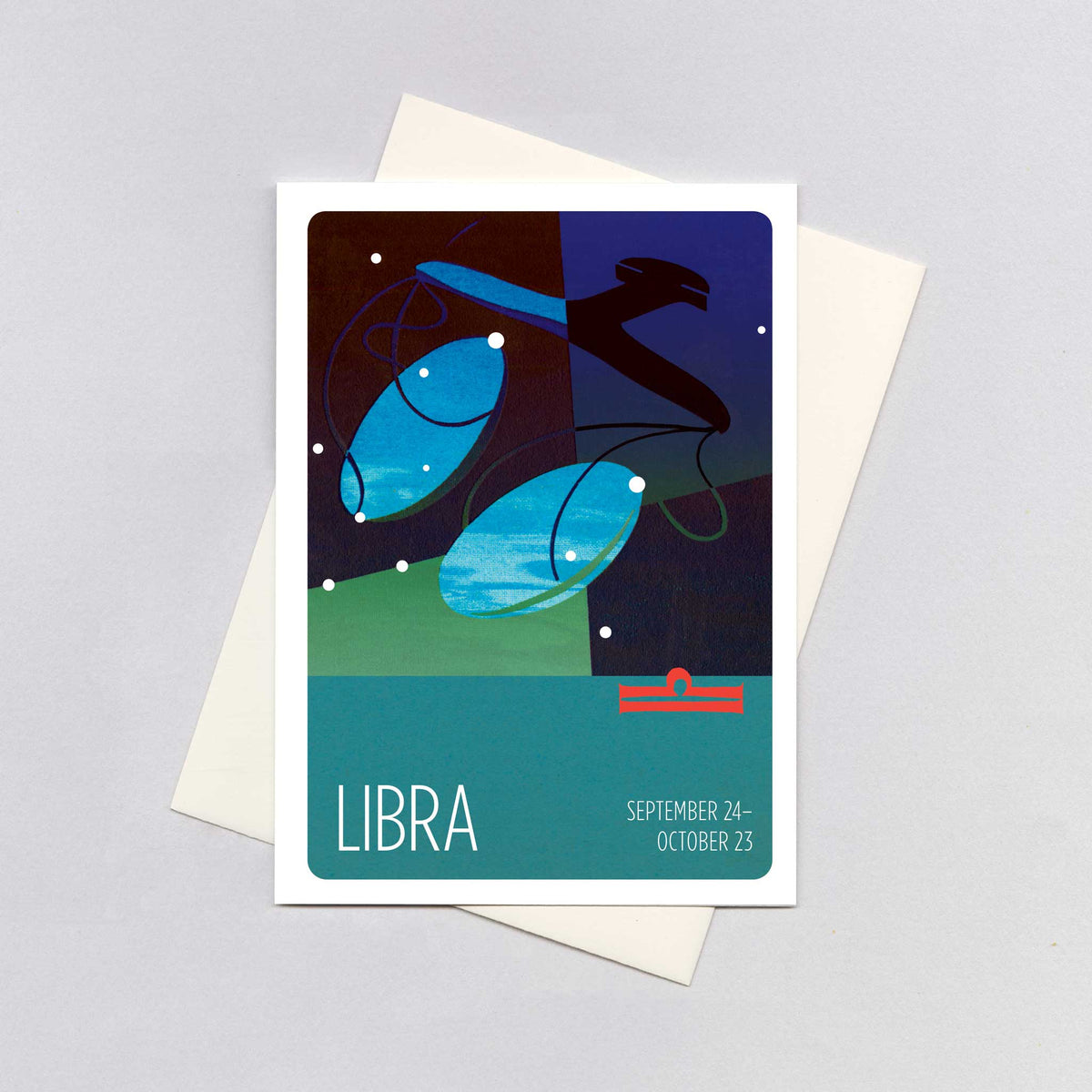Libra - Vintage Zodiac Greeting Card – Laughing Elephant