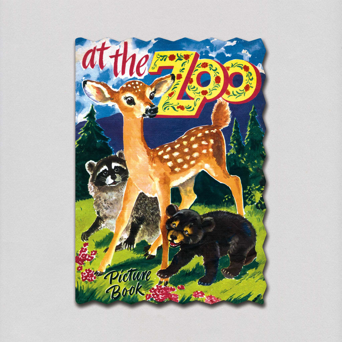 At The Zoo - Children's Shape Book – Laughing Elephant